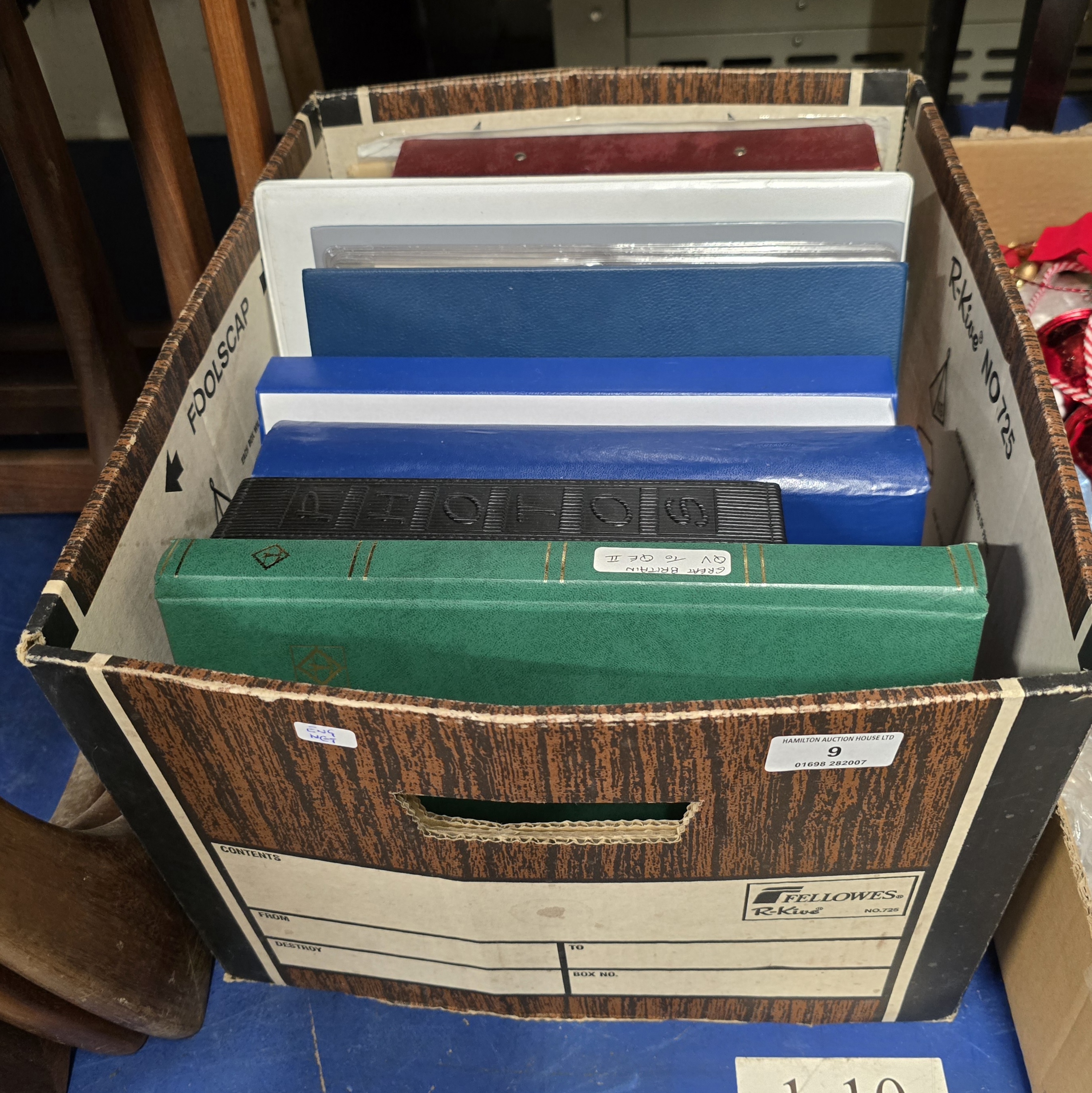 BOX CONTAINING QUANTITY OF VARIOUS STAMPS INCLUDING VICTORIAN PENNY REDS,