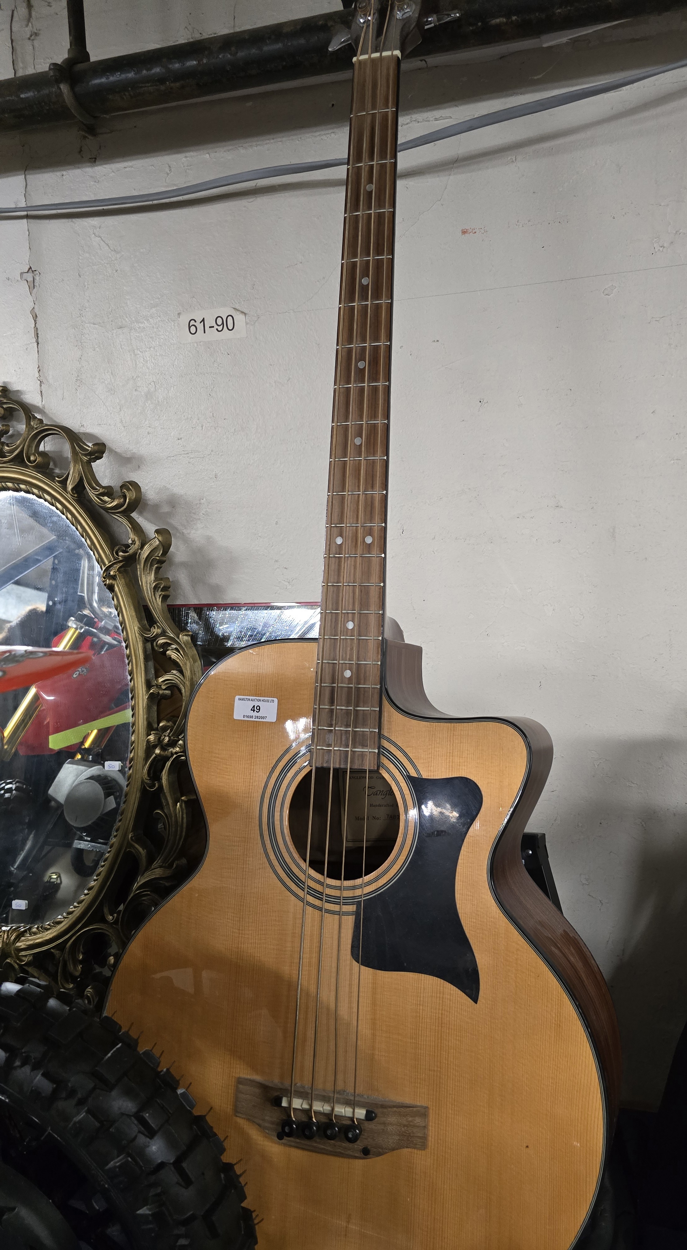TANGLEWOOD GUITAR COMPANY SEMI ACOUSTIC BASS GUITAR MODEL TAB2CE-STO ...