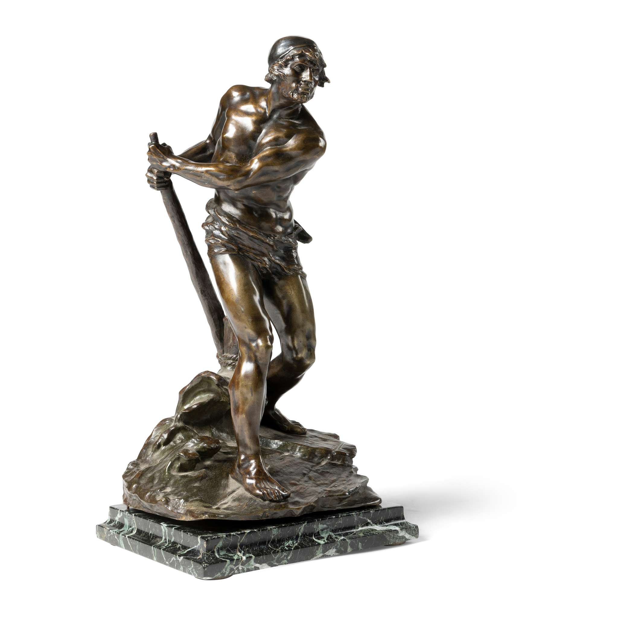 A BRONZE FIGURE GROUP OF CHARON, GEORGES COLIN (FRENCH 1876 - 1917 ...