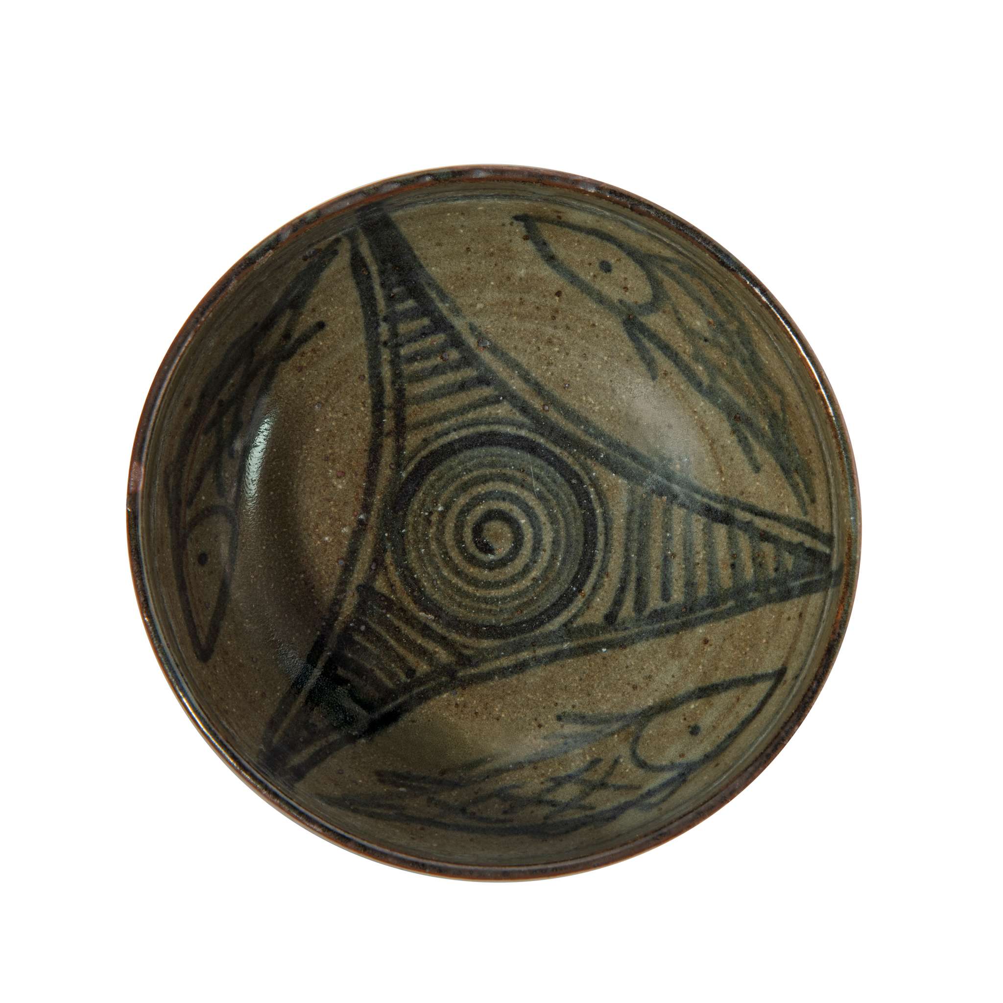 LADI KWALI (NIGERIAN 1925-1984) AT ABUJA POTTERY BOWL impressed maker's ...