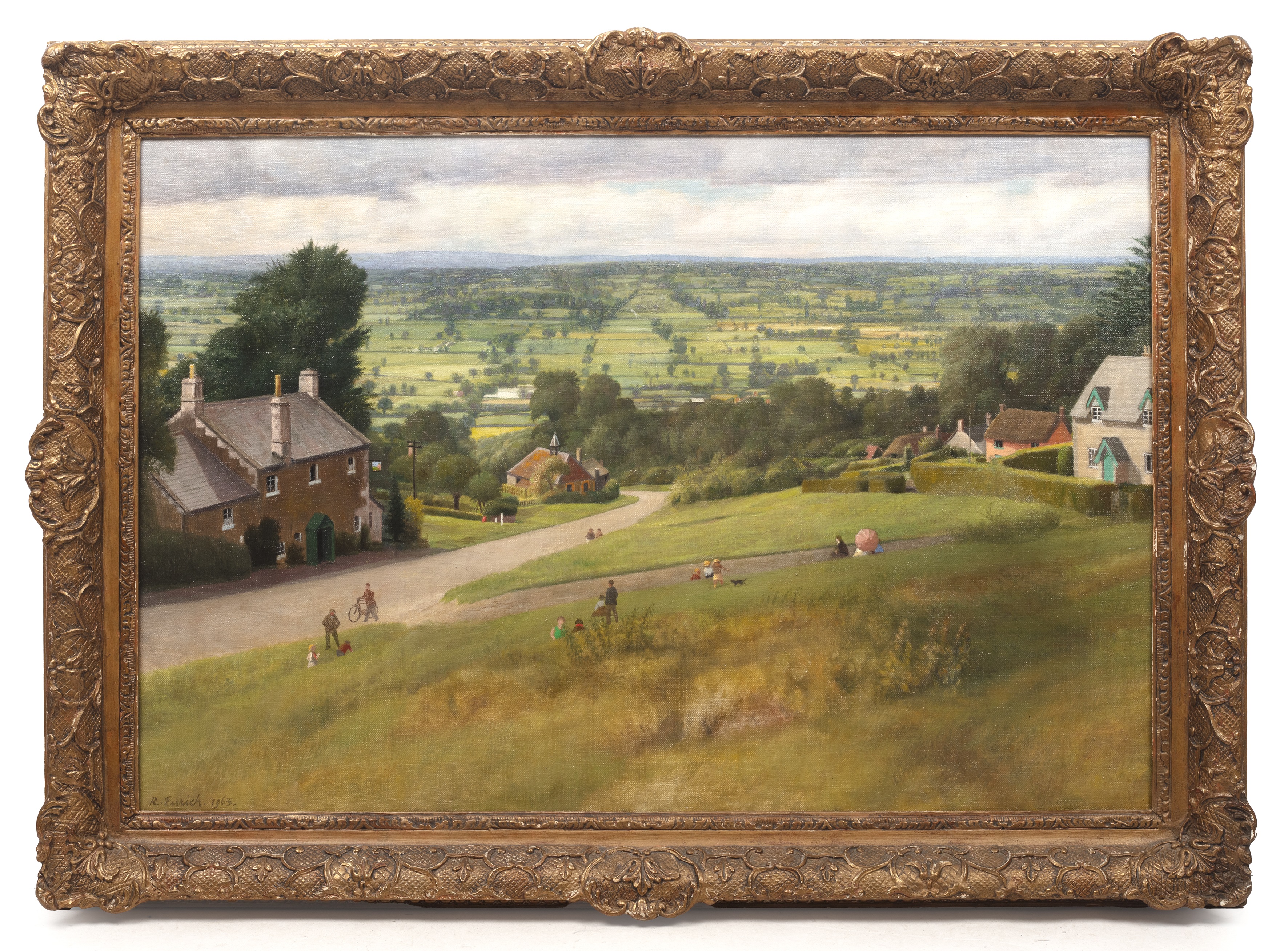 Richard Eurich (1903-1992)'Bowden Hill, Wiltshire', signed and dated ...