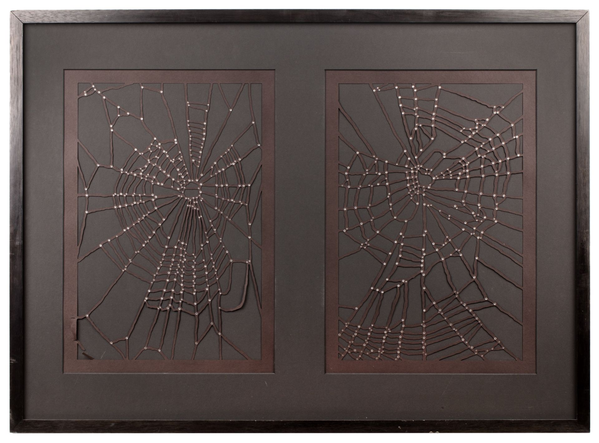 Adam Ball (b.1977) Spider's Web after spider ingested droplets of ...