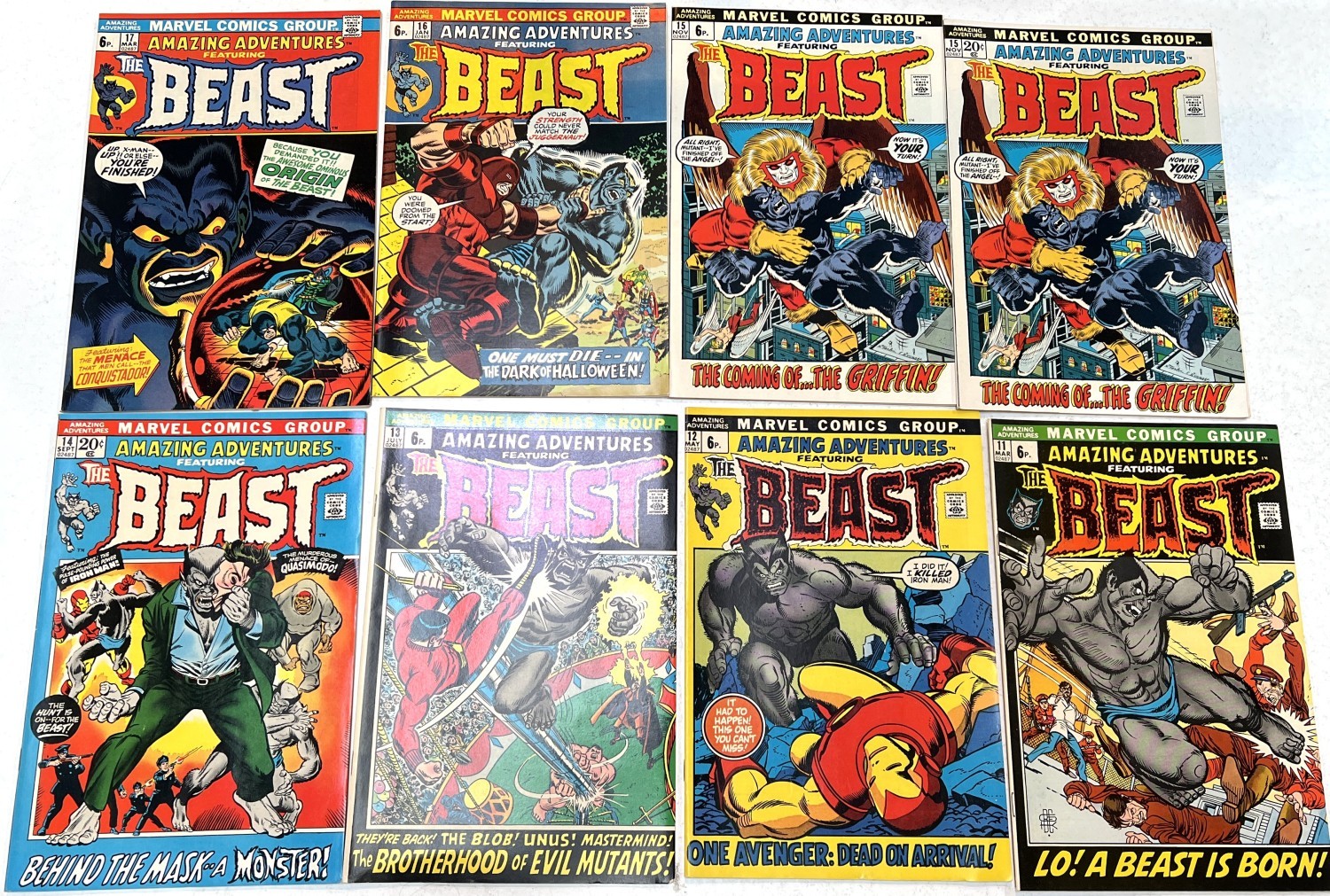 Marvel Comics: Amazing Adventures Featuring The Beast, first appearance ...