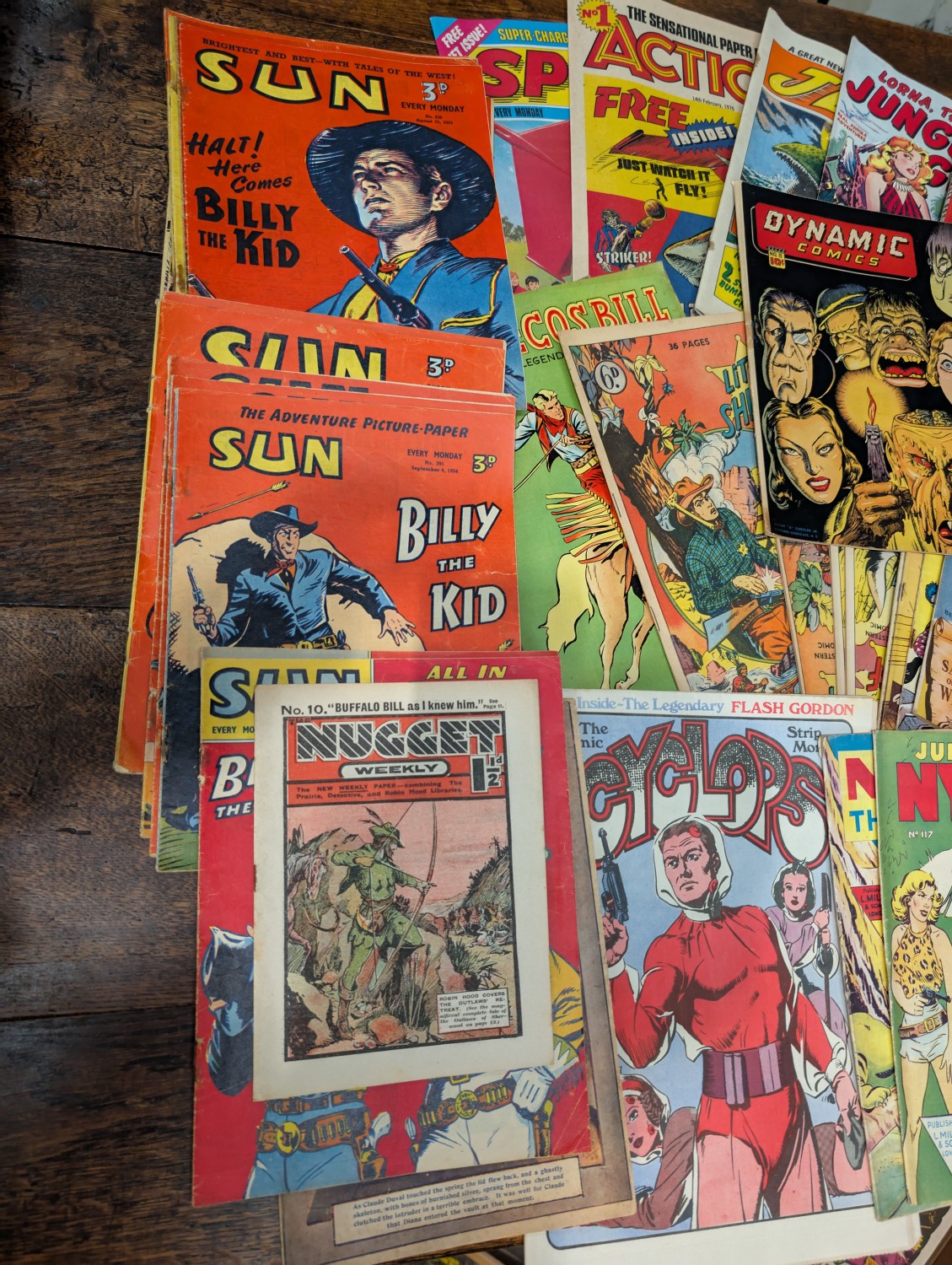 Vintage comics Sun Cowboy comics, Casey Ruggles Western Comics, 'The ...