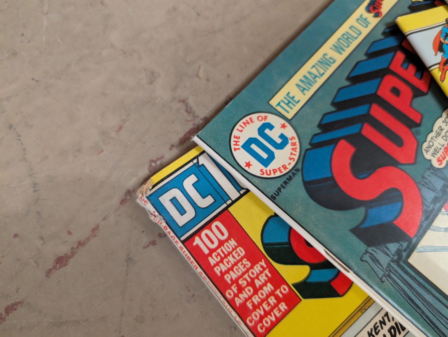 DC Comics: Superman #248, 252, 253, 283, 291, DC-18 (corner a.f.)