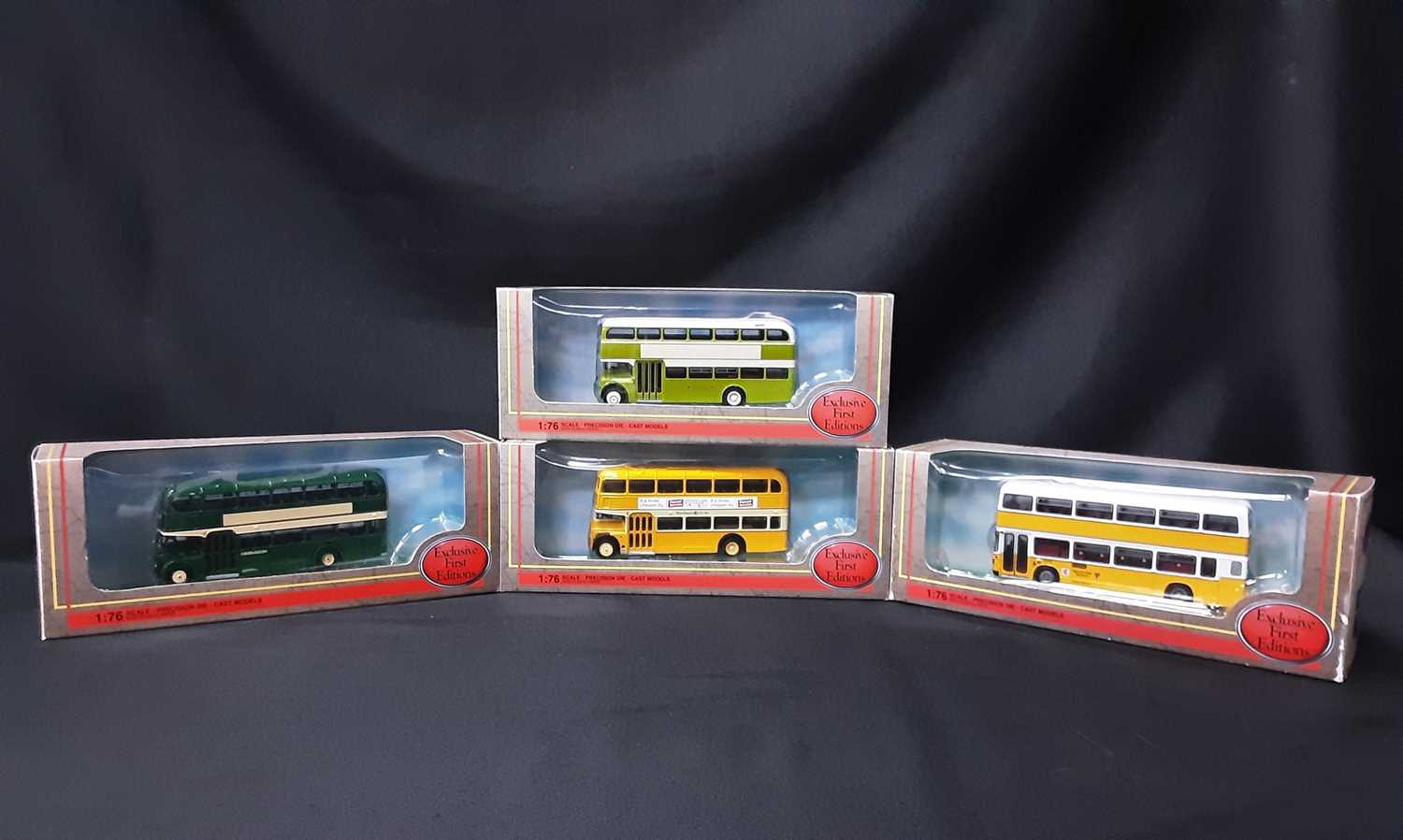 LARGE COLLECTION OF DIECAST MODEL BUSES, BY EXCLUSIVE FIRST EDITIONS ...