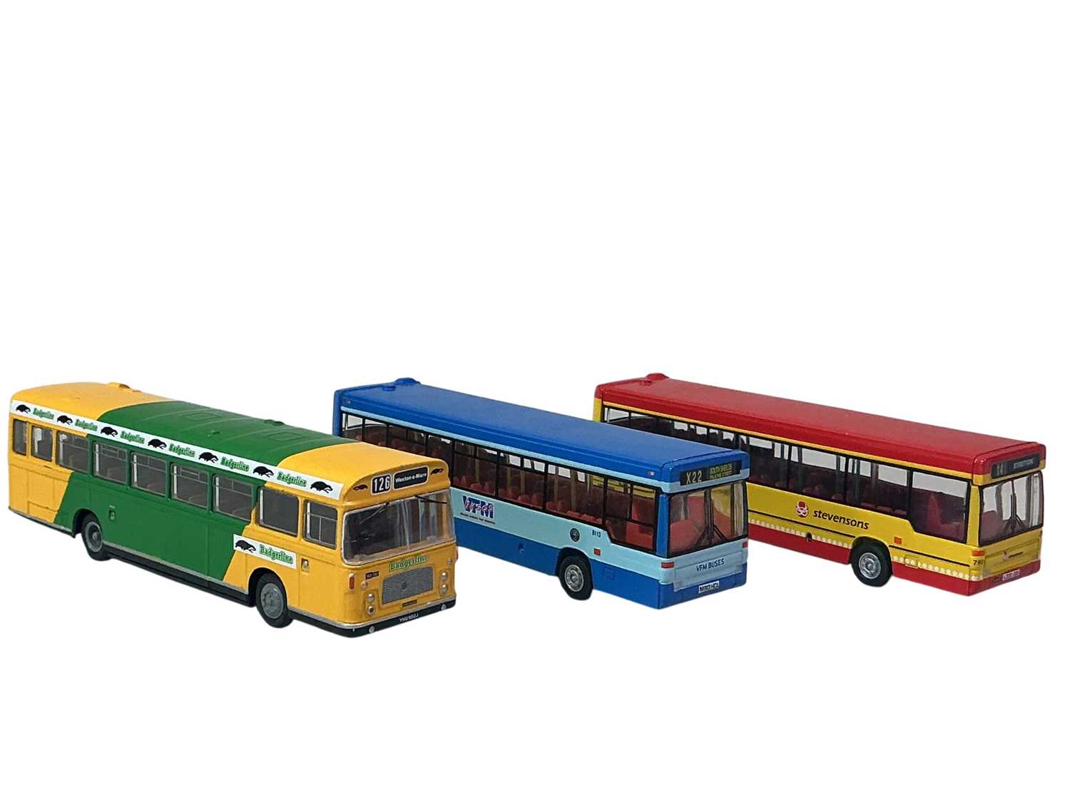 LARGE GROUP OF DIECAST MODEL BUSES, including an A.E.C. Regal, a ...
