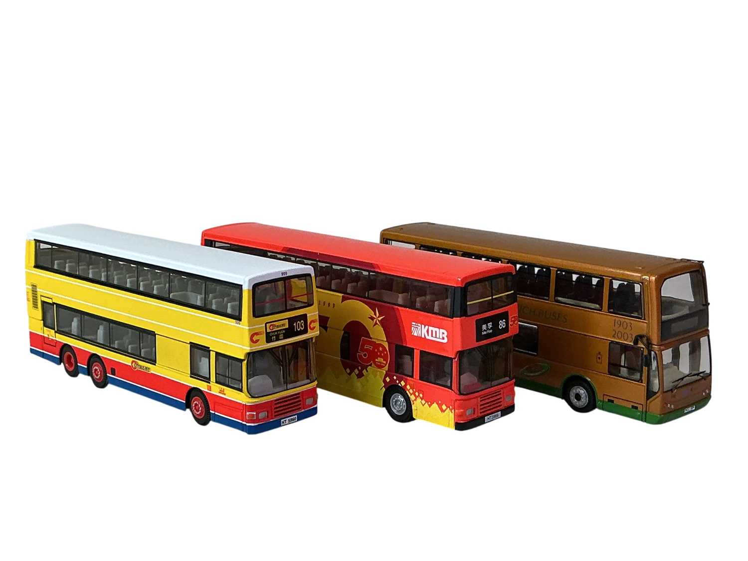 GROUP OF DIECAST MODEL BUSES, including Corgi Olympian examples, unboxed