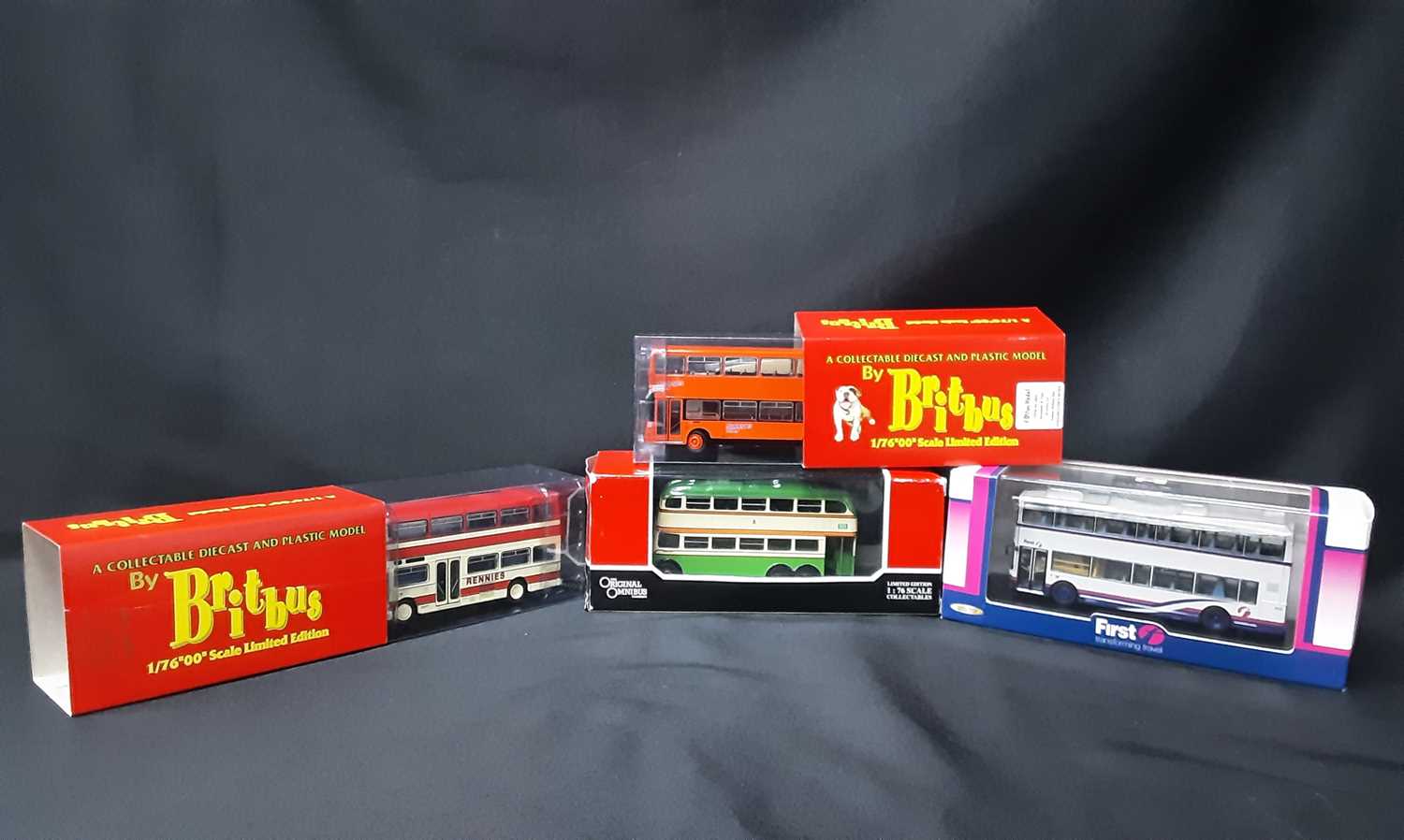 GROUP OF DIECAST MODEL BUSES, including a First Bus by Creative Master ...