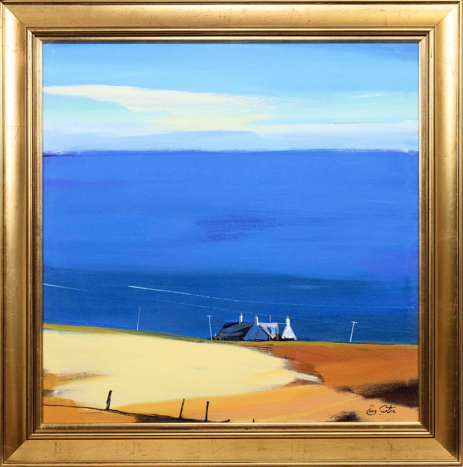 * PAM CARTER DA PAI (SCOTTISH 1952 - 2022), BIG BLUE oil on board ...
