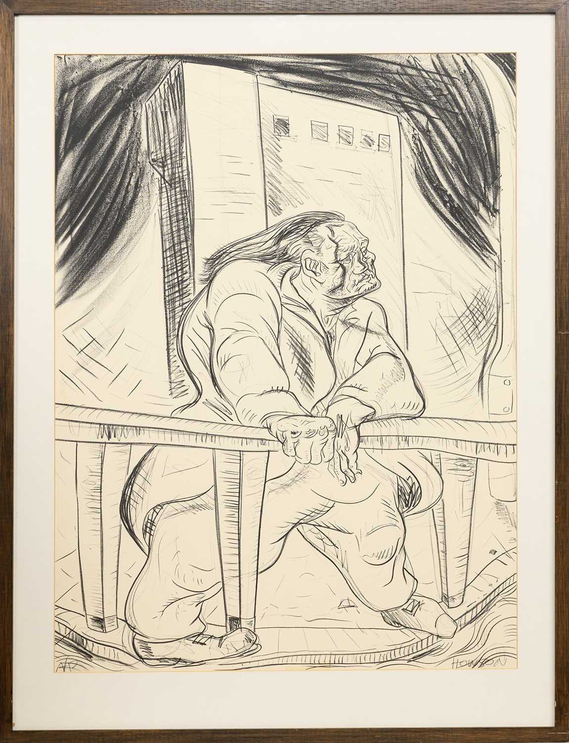 * PETER HOWSON OBE (SCOTTISH b. 1958), THE HEROIC DOSSER (1986) limited ...
