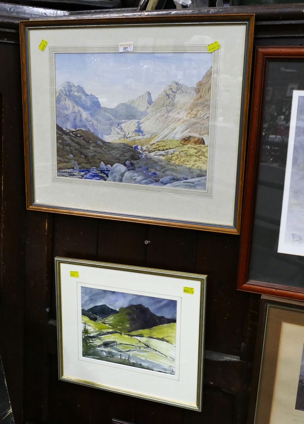 Watercolour "Evening Light Coire Lagan" Isle of Skye by G.S Prentice ...