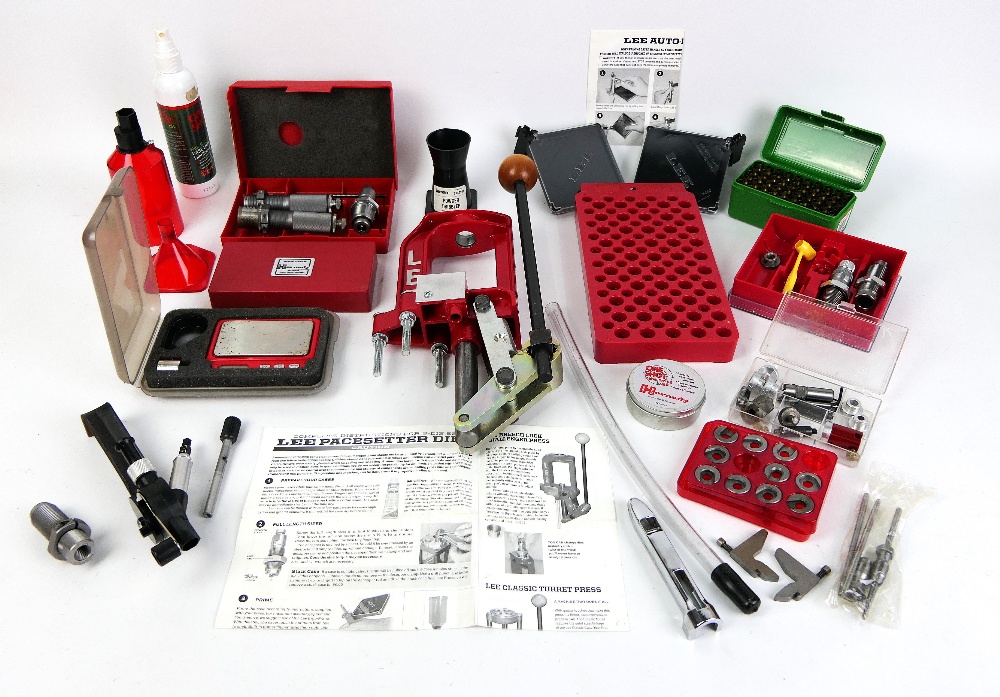 A reloading kit to include Hornady cal 223 Remington reloading dies, a ...