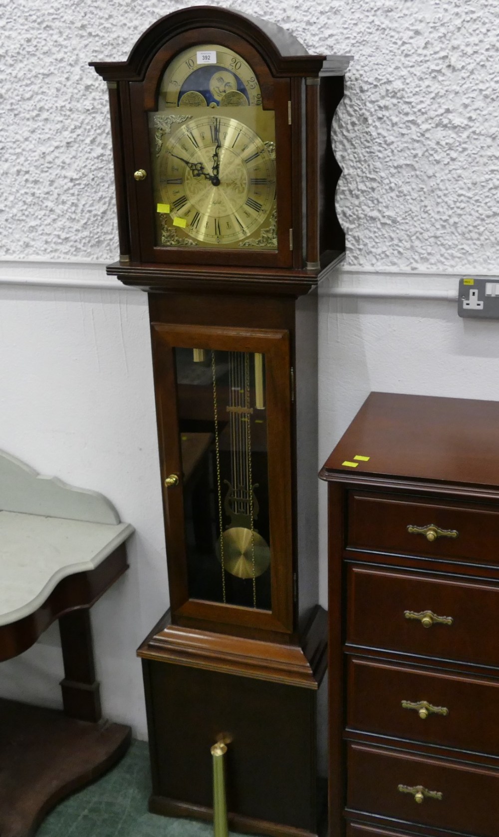 Reproduction longcase clock, Suffolk