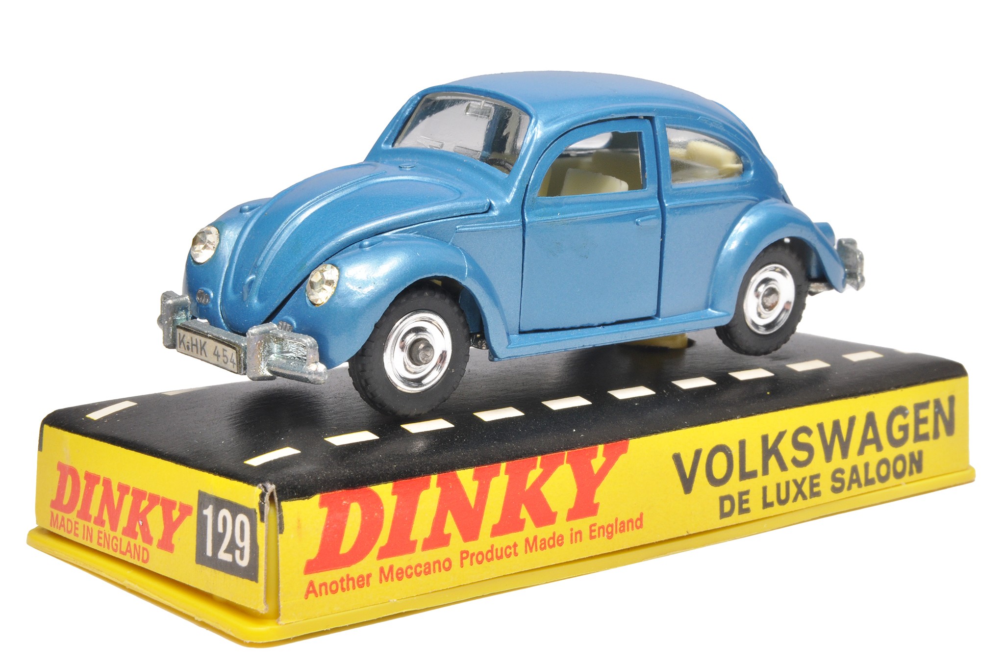 Dinky No. 129 Volkswagen Deluxe Saloon. Displays generally excellent ...