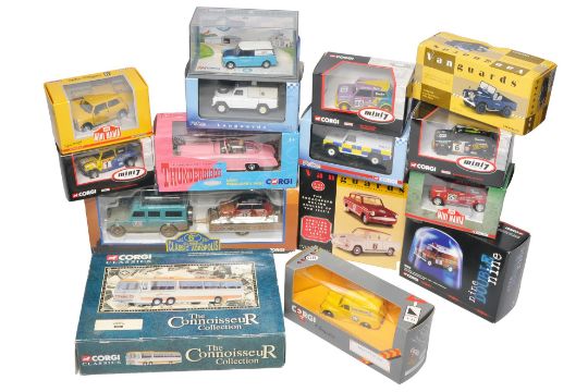 Corgi Toys & Vanguards diecast Commercial issues x15, Comprising of ...