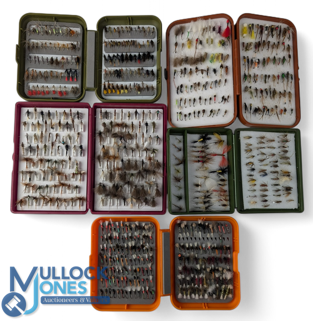 Hardy Neroda trout fly box, holding collection of trout flies, nymphs ...