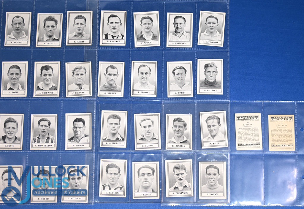 1952 Barratt & Co Famous Football Cards: new series of 50 (full set ...