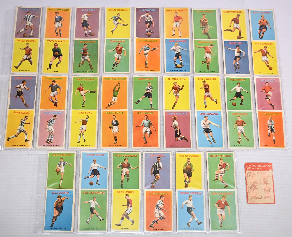 A&BC Football Cards 1959 Series 1 Full Set of 49 All in very good ...