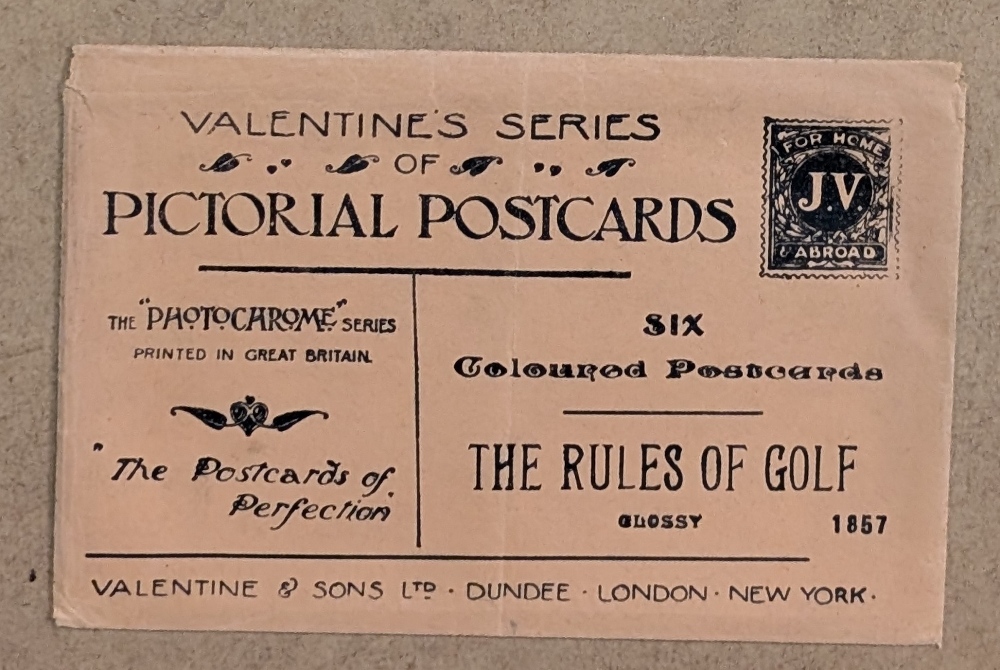 6x Framed Chas Charles Crombie the Rules of Golf - a scarce collection ...