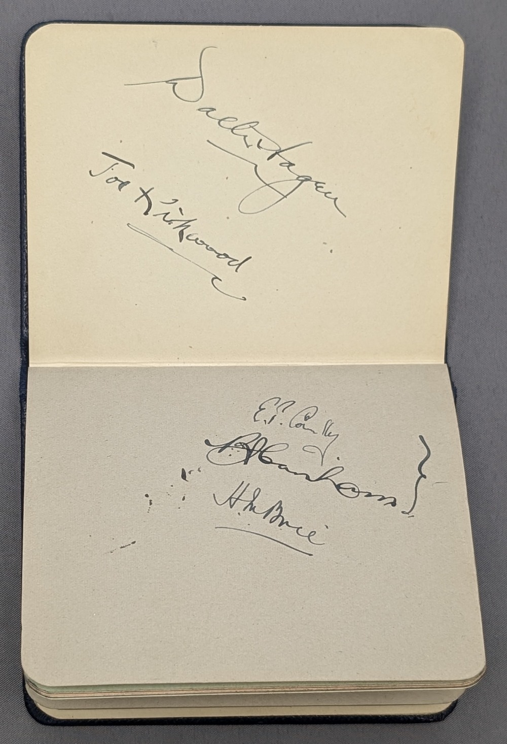 Period Golfer Autograph Book, a good small album with signatures of ...