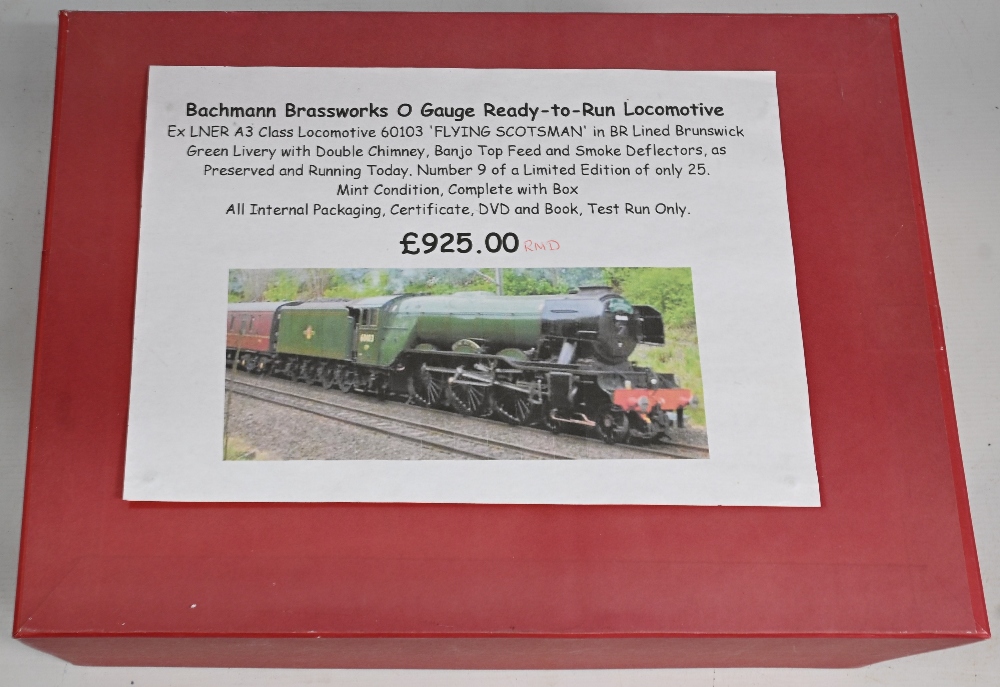 Bachmann Brass / SanCheng 7mm O Gauge A3 Class 4-6-2 "Flying Scotsman ...