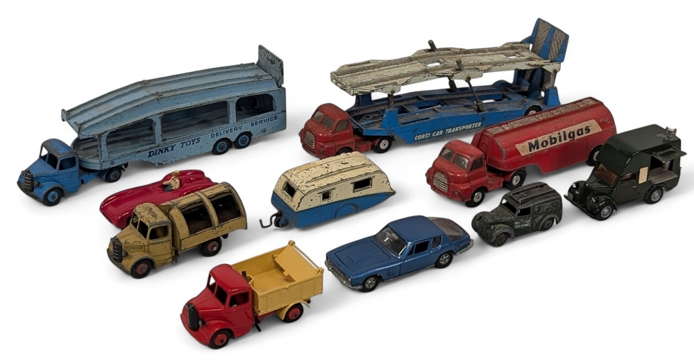 Dinky & Corgi Diecast Model Toy Cars, play worn examples of a good ...