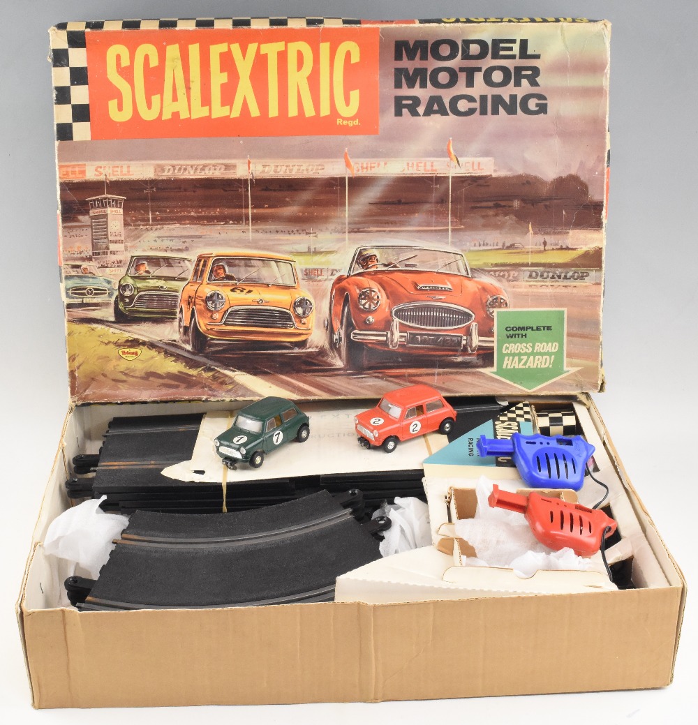 Scalextric Set 45 Complete with 2 Mini Coopers, 2 separate boxed Hand ...