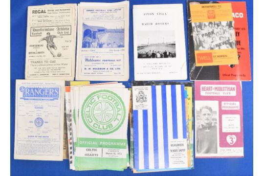 Approximately ninety assorted Scottish football programmes from the ...
