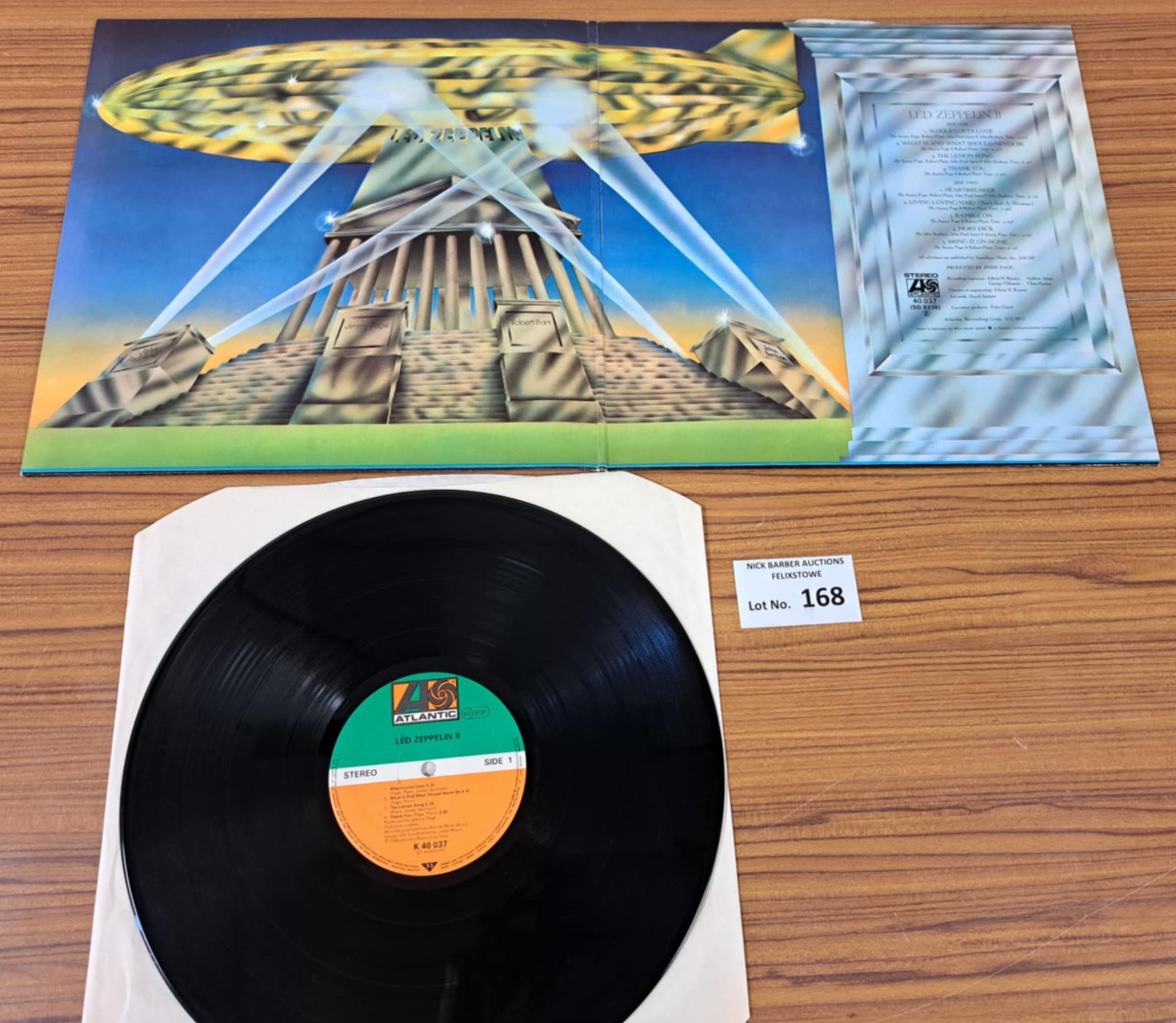 Records: Led Zeppelin collection of 6 albums, all are repress issues ...