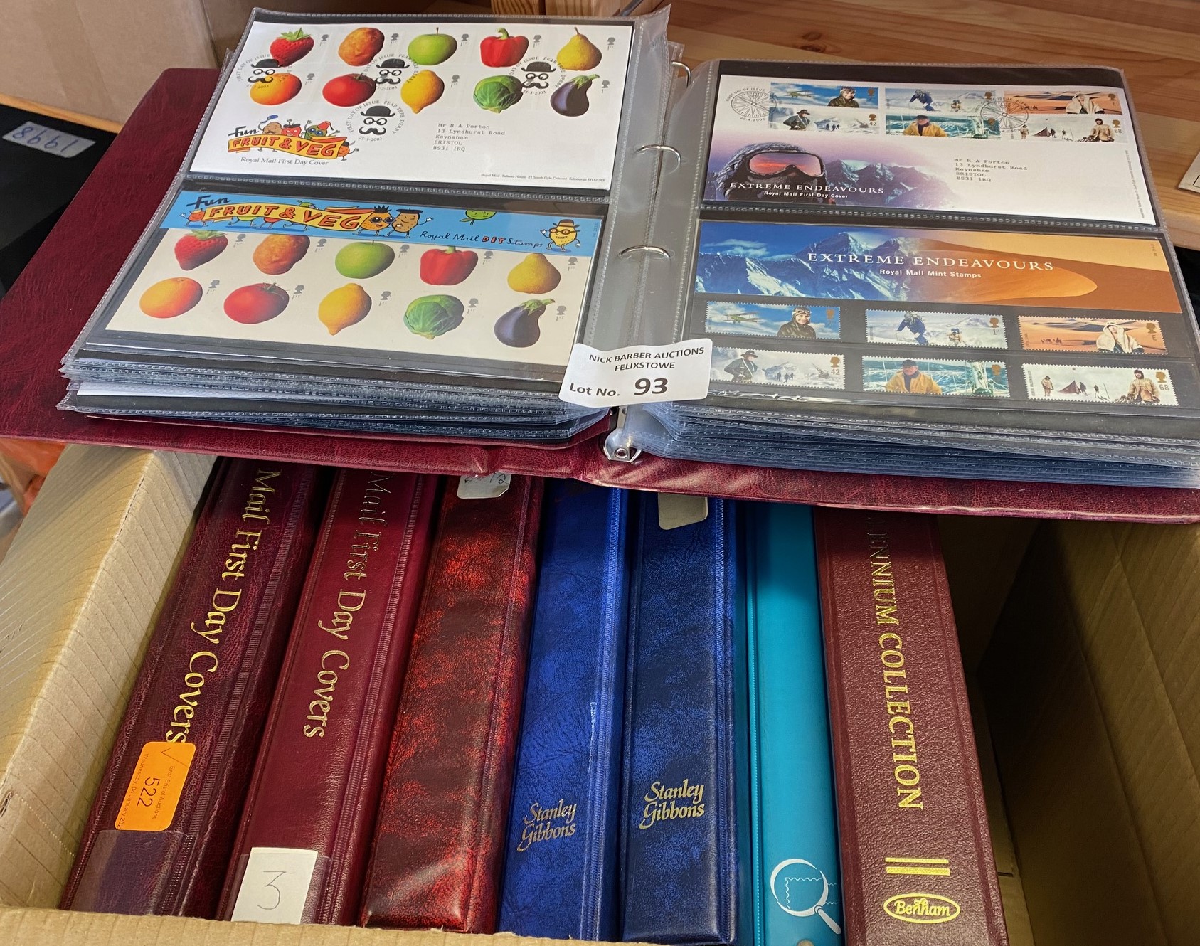 Stamps : Box of GB covers and Presentation Packs, 2000's onwards, with ...