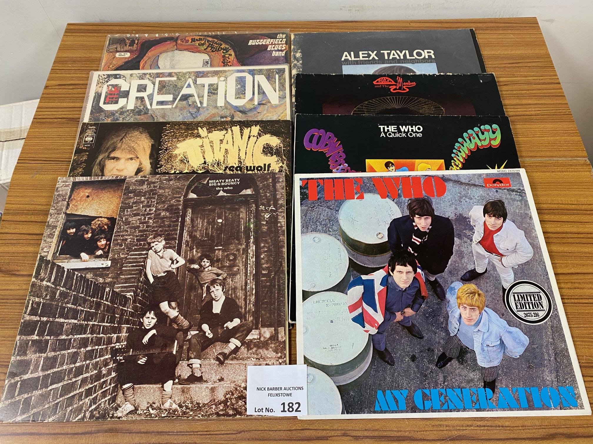 Records : Great collection of albums, Rock, Prog incl Butterfield Blues ...