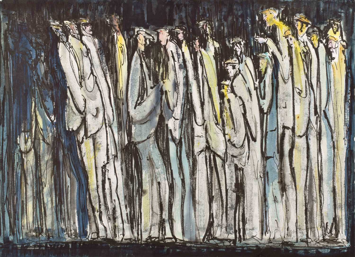 John Thompson (British 1924-2011) "Group Series No. 316" Signed ...
