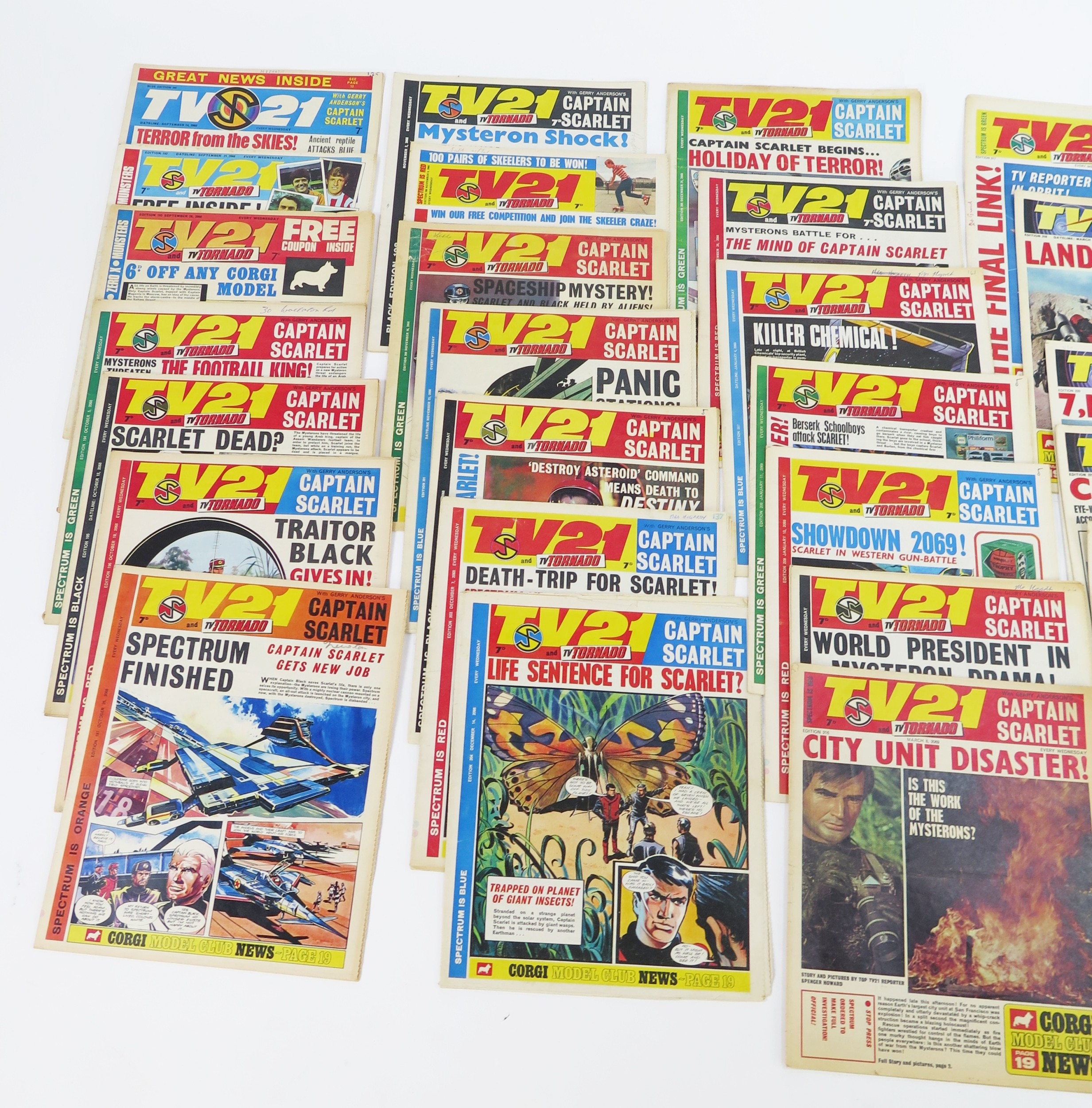 TV21 Issues 191-242 (1968/1969) Gerry Anderson Related Comics (TV ...