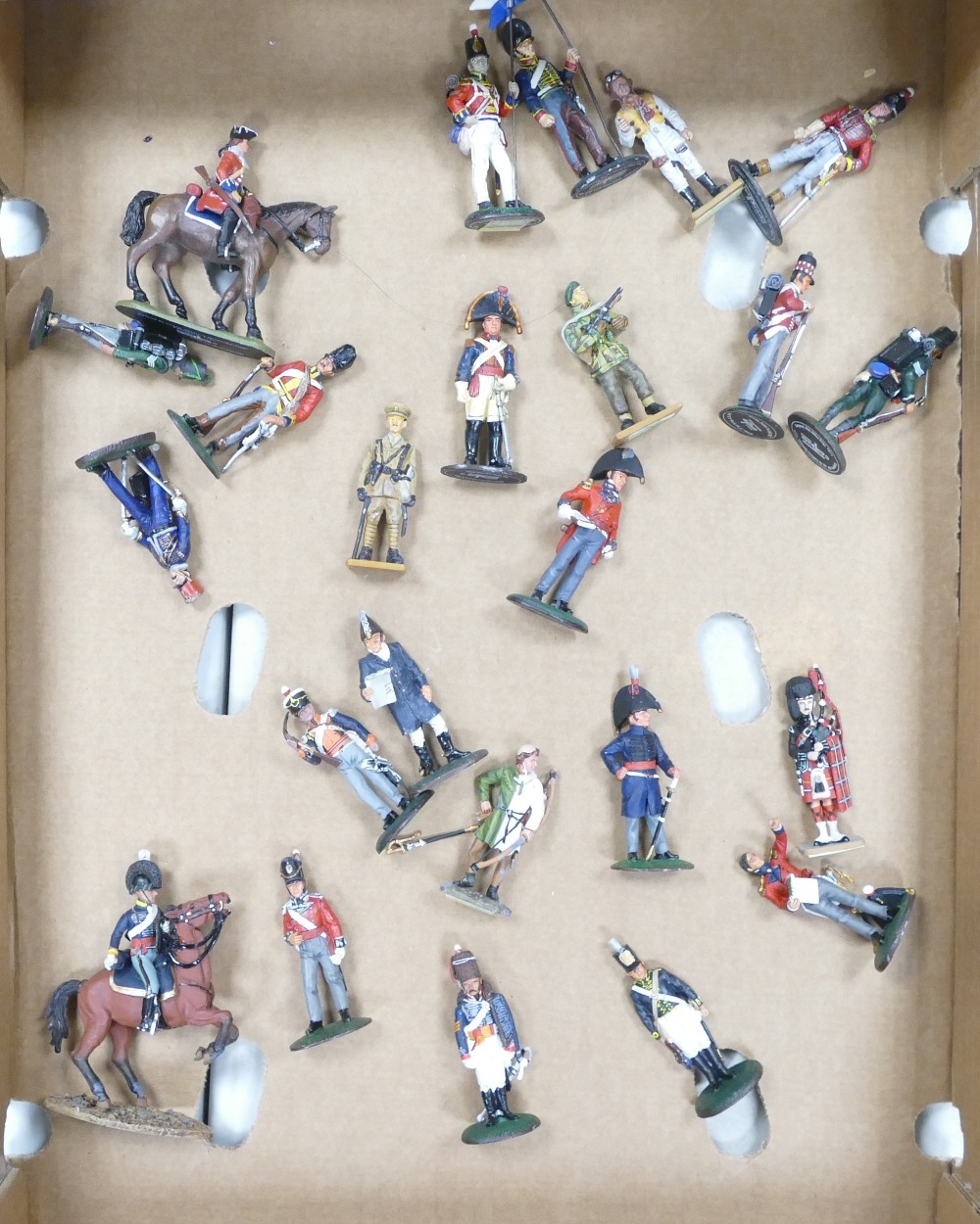 A collection of Del Prado miniature hand painted metal figurines ...
