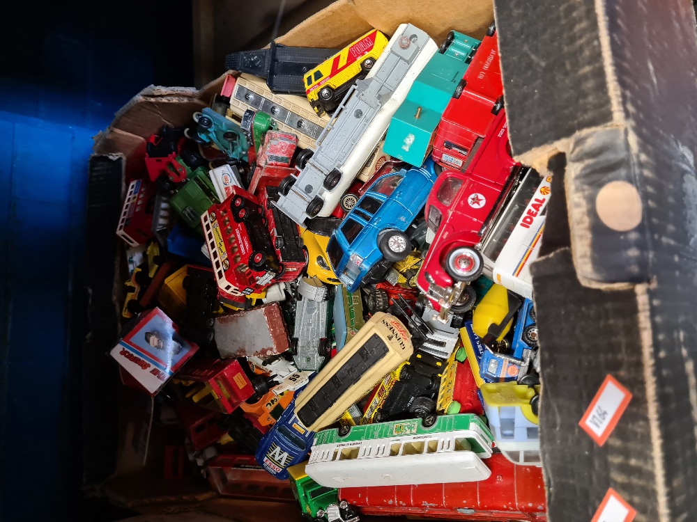 Mixed die cast, two boxes, mostly playworn