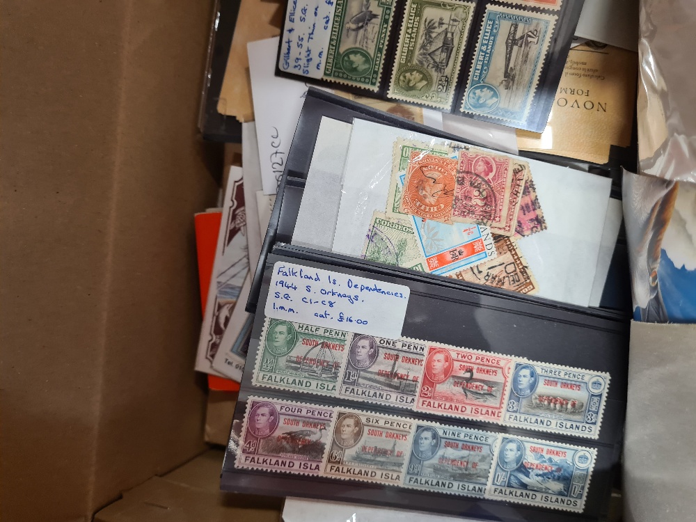 Worldwide British Commonwealth stamp ' Sorting' box