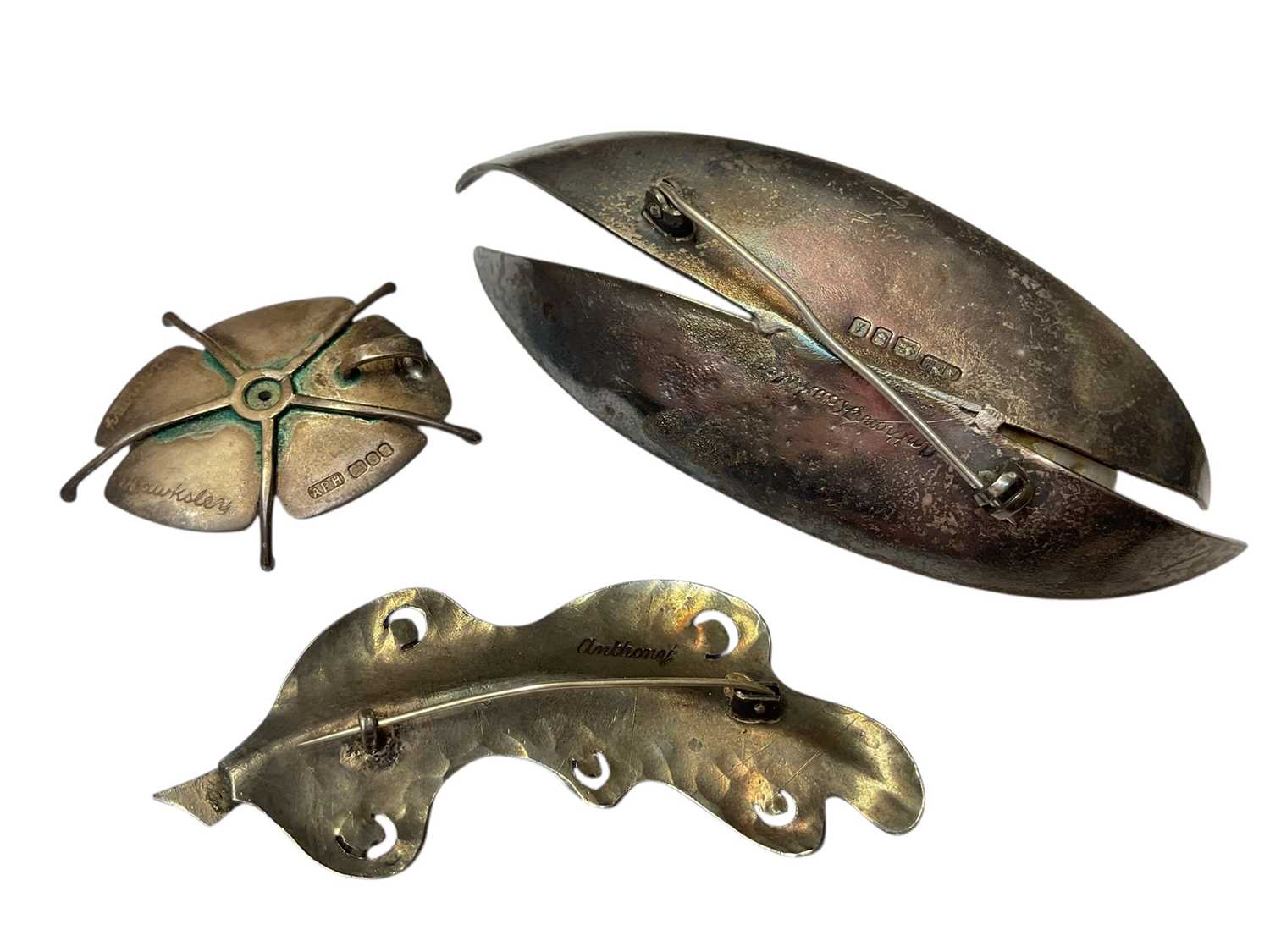 Anthony Paton Hawksley (1921-1991), jewellery to include an abstract ...