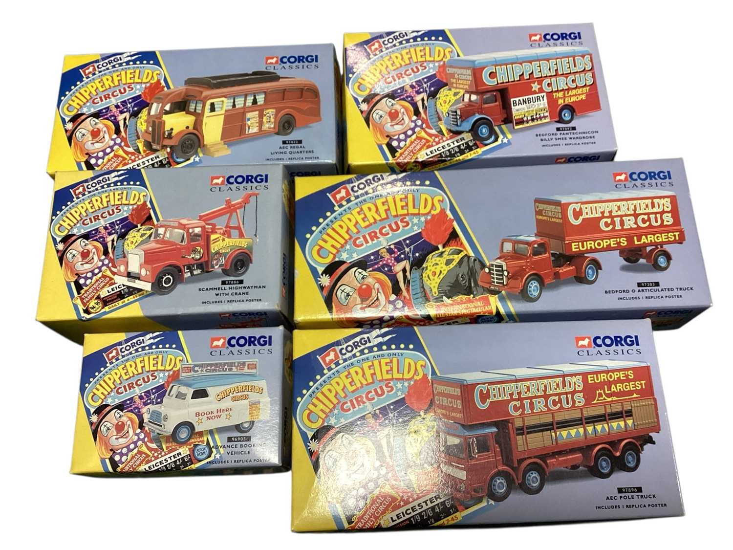 Corgi Classics diecast models Chipperfields Circus Range (1994-1995 ...