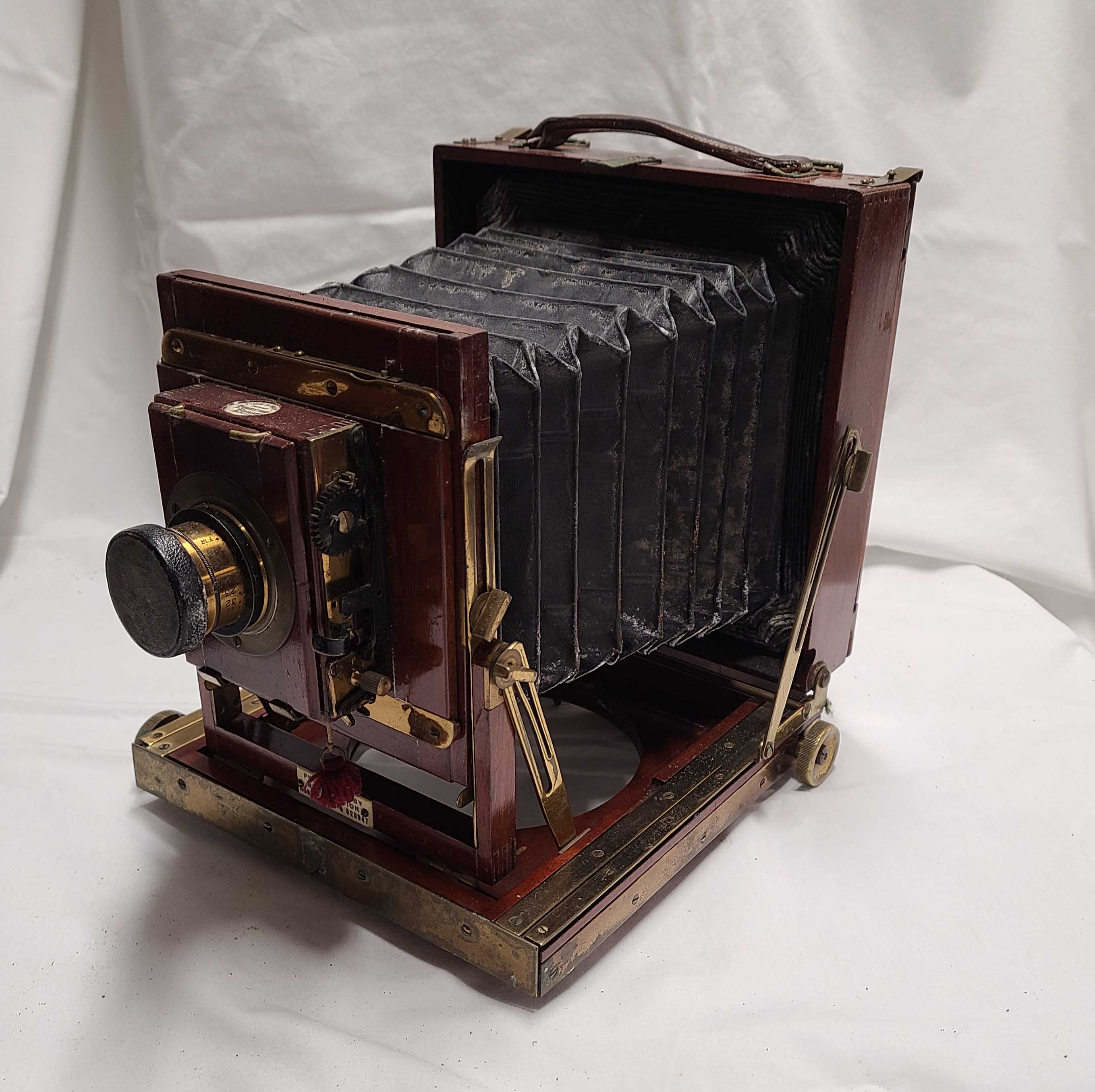 A Thornton Pickard half plate camera