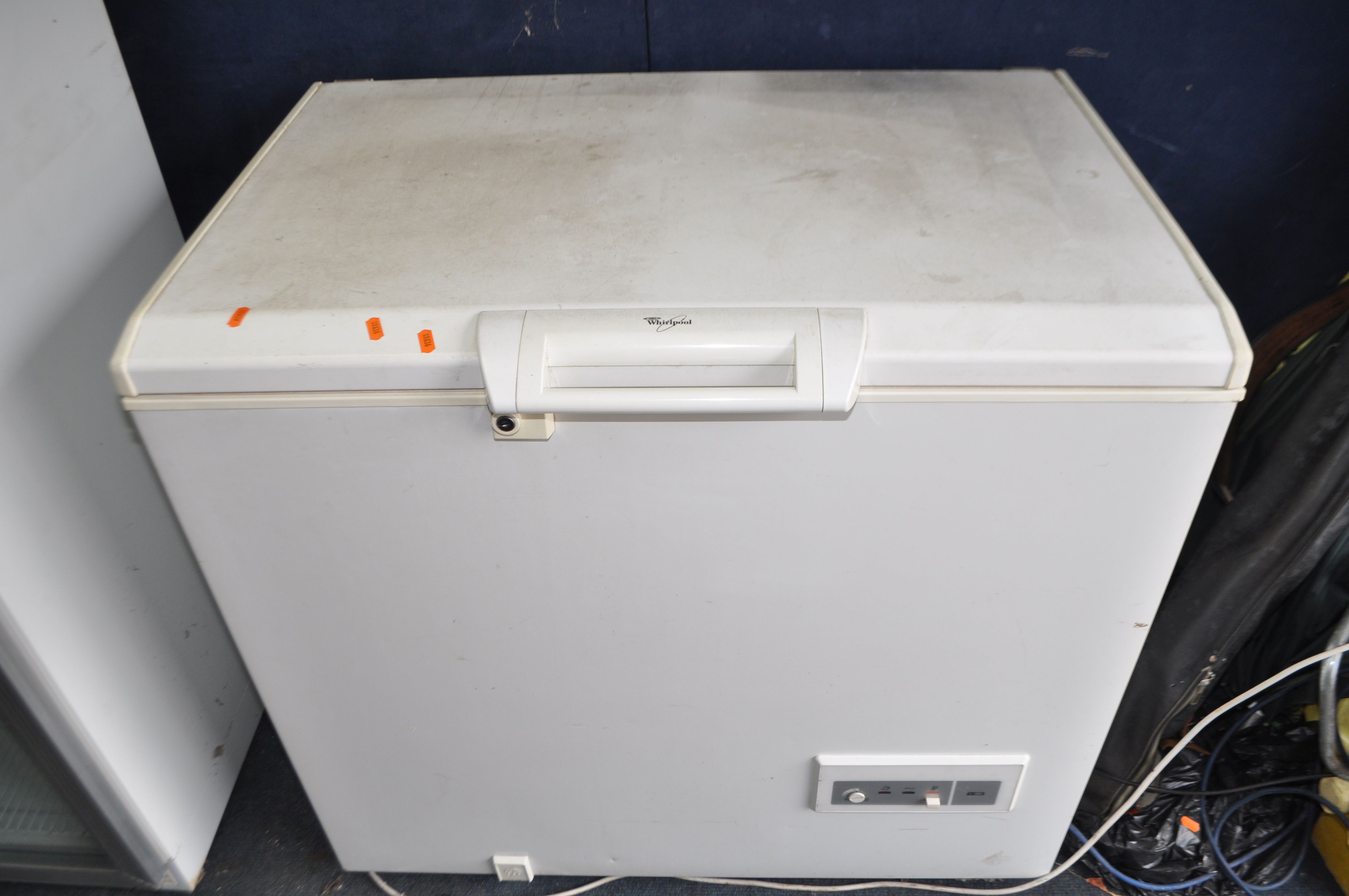 A WHIRLPOOL CHEST FREEZER width 94cm, depth 65cm, height 90cm (PAT pass ...
