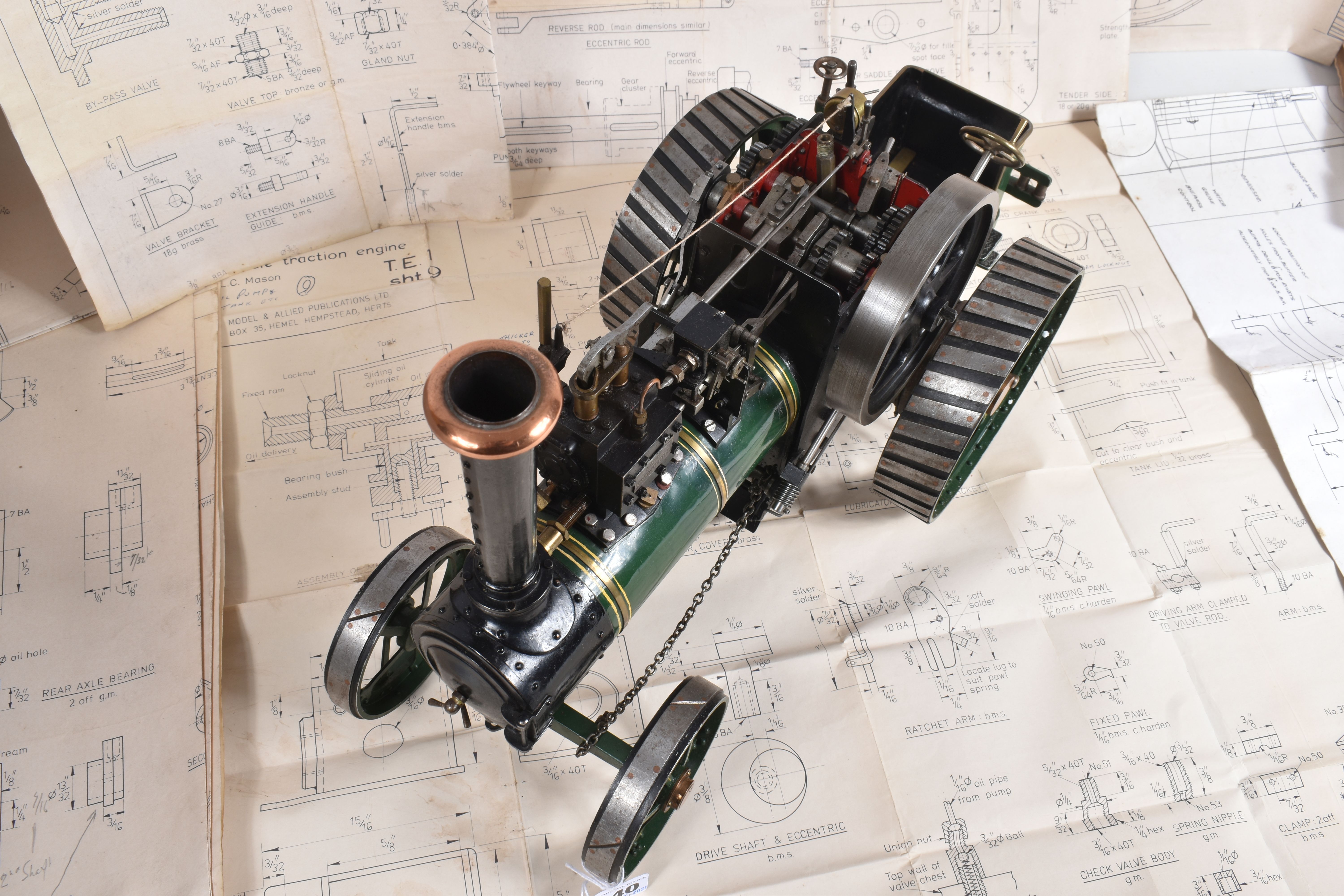LADY MARGUERITE' A 1 INCH SCALE LIVE STEAM MODEL OF A 'MINNIE ...