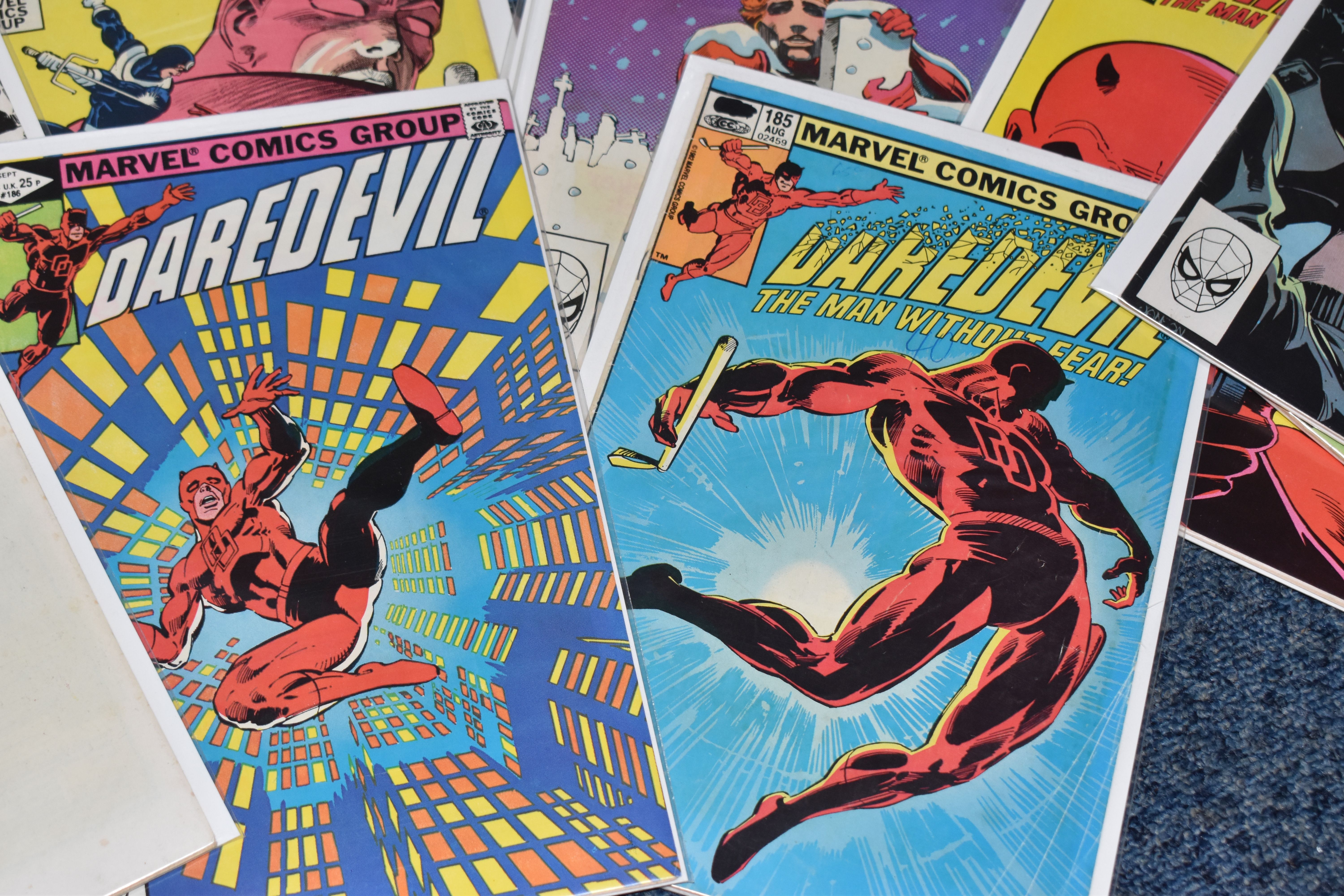 THREE BOXES OF DAREDEVIL MARVEL COMICS, includes over 360 Daredevil ...