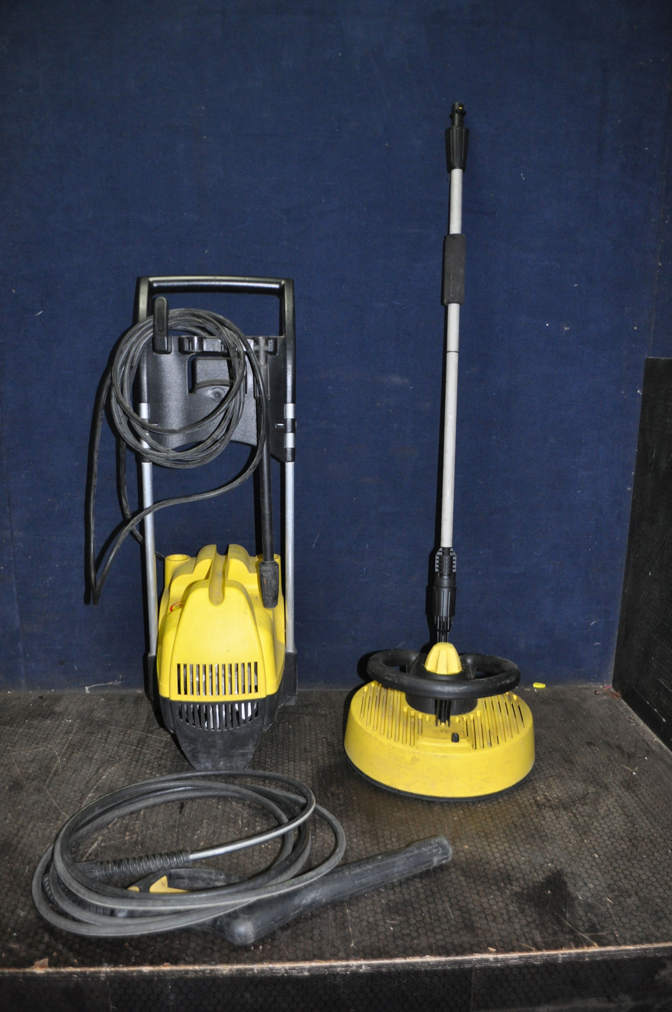 A KARCHER 330 PRESSURE WASHER with lance, one nozzle and patio head ...