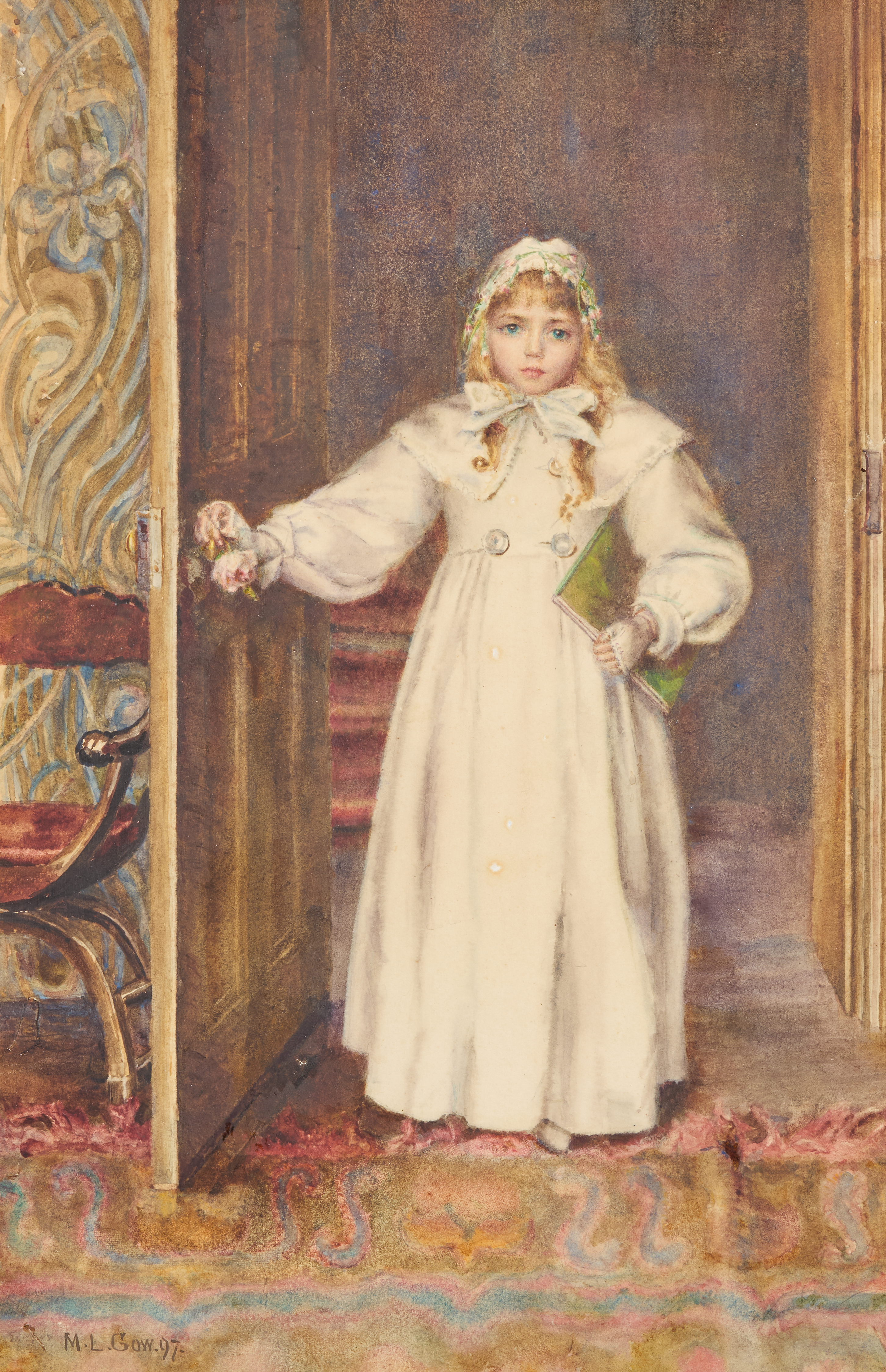Mary Lightbody Gow, RI, British 1851-1929- Little Miss Consequence ...