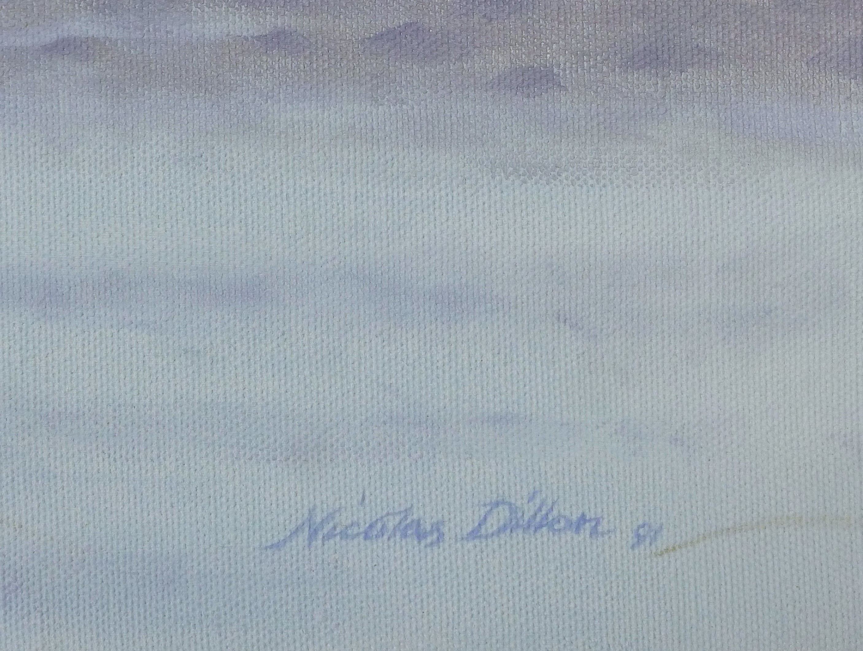 DILLON, NICHOLAS (born 1966) New Zealand (AR), Teal, acrylic on canvas ...