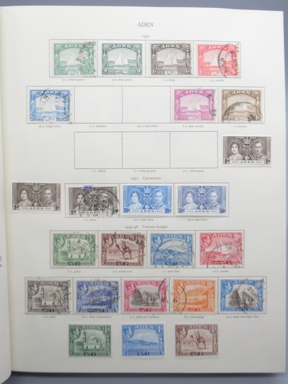 Stanley Gibbons King George VI Stamp Album for British Commonwealth ...