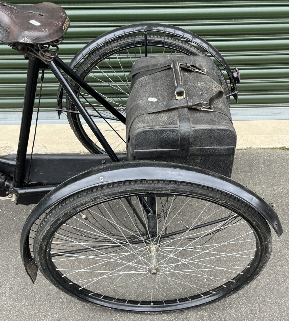 Warrick 'The Monarch' adult tricycle, black painted, Brooks saddle ...