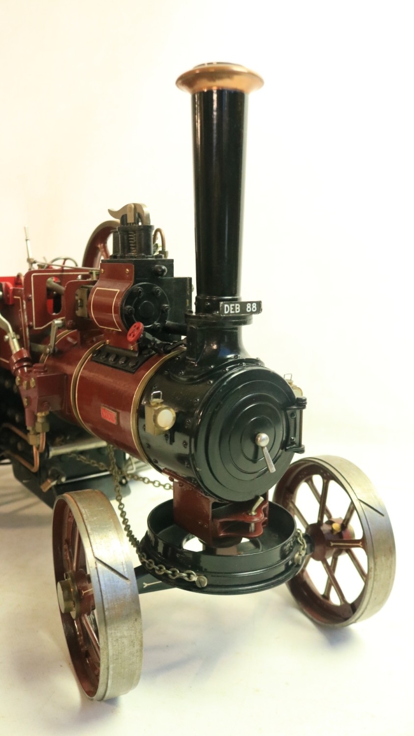Large scale all metal live steam Minnie traction engine model 'Vodie ...