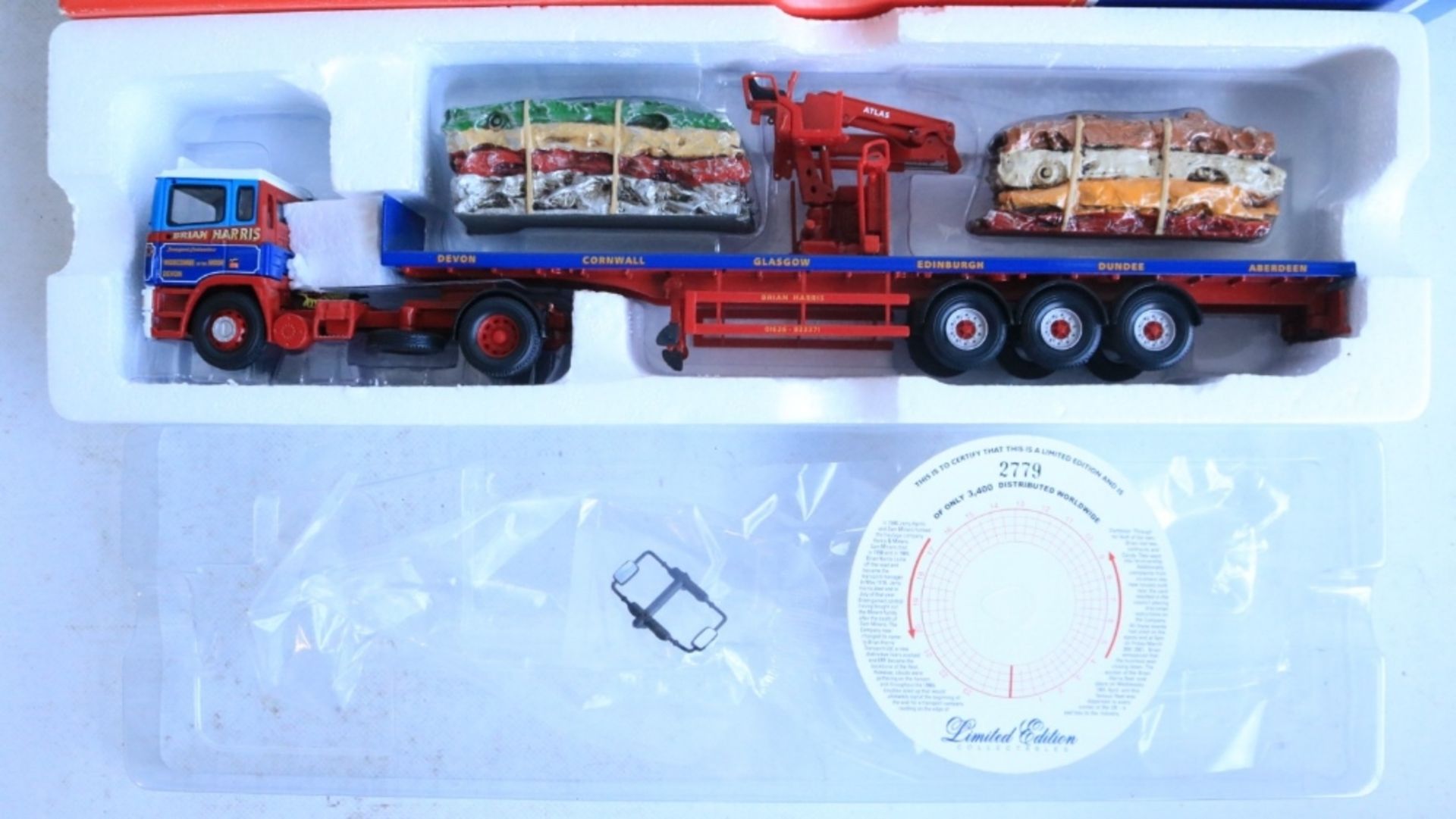 Four 1/50 scale limited edition diecast truck models from Corgi to ...